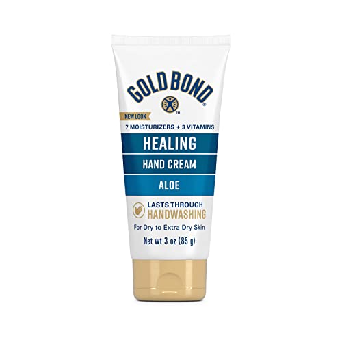 Gold Bond Healing Hand Cream, 3 oz., With Aloe, Moisture That Lasts Th